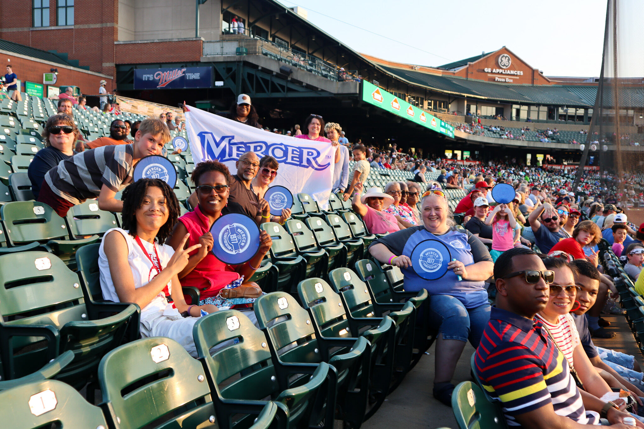 "A Night at the Park" Mercer Visits Slugger Field for a Baseball Game ...