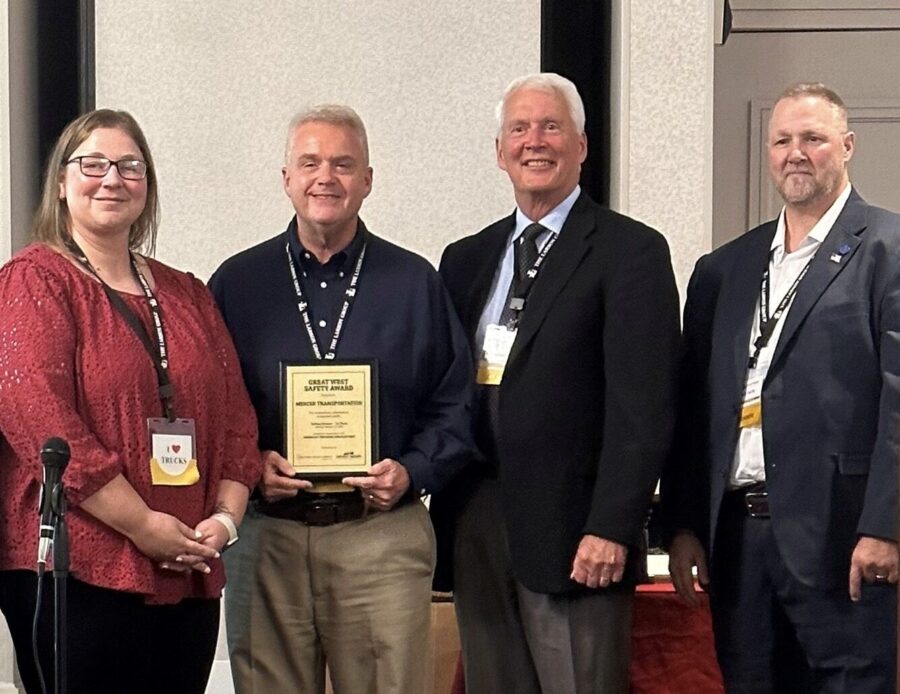 Mercer Receives 2023 Fleet Safety Award - Mercer Transportation