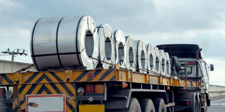 Steel Transportation Services for Coils, Beams & Plates